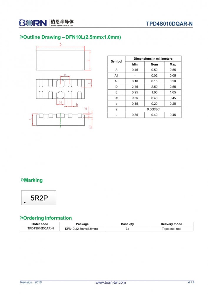 TPD4S010DQAR-N datasheet page 4