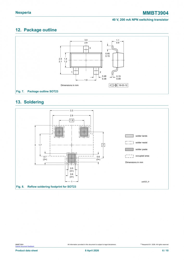 MMBT3904 datasheet page 6