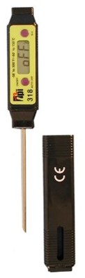 Compact easy to use thermometer with large display. Chisel tip to take surface, air and immersion temperatures. for sale