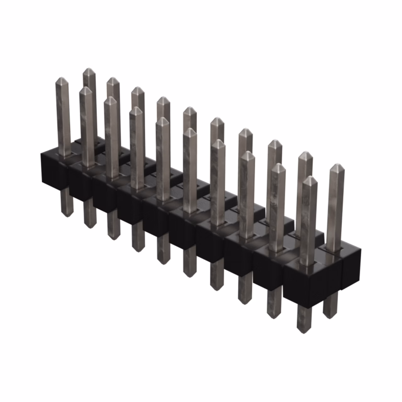 C-Grid Header, 2.54mm Pitch, Through Hole, Dual Row, Vertical, 20 Circuits, 2.54µm Tin (Sn) Plating, Tray Packaging, Lead-Free for sale