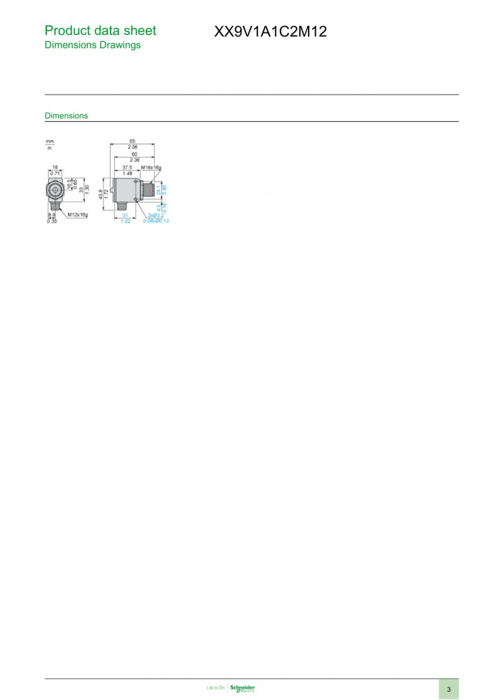 XX9V1A1C2M12 datasheet page 3