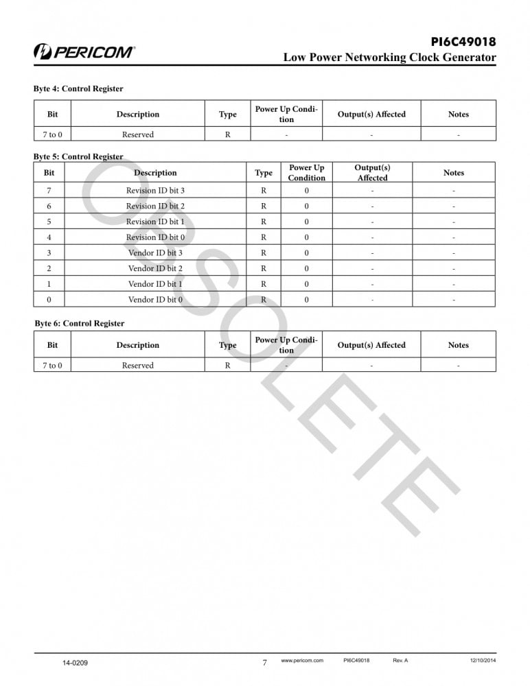 PI6C49018 document page 7
