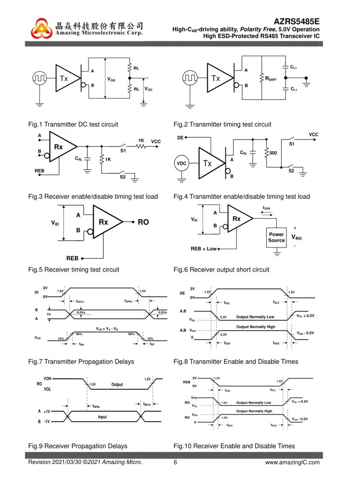 AZRS5485E technical document page 6