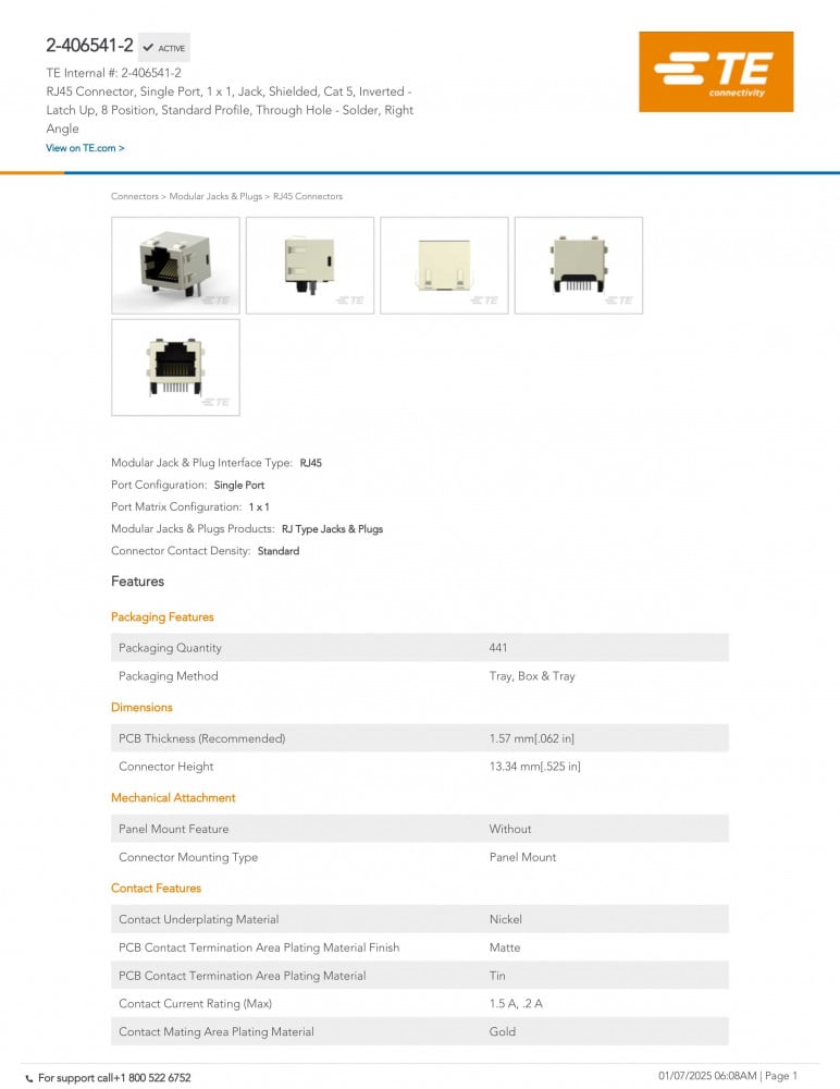 2-406541-2 technical document page 1
