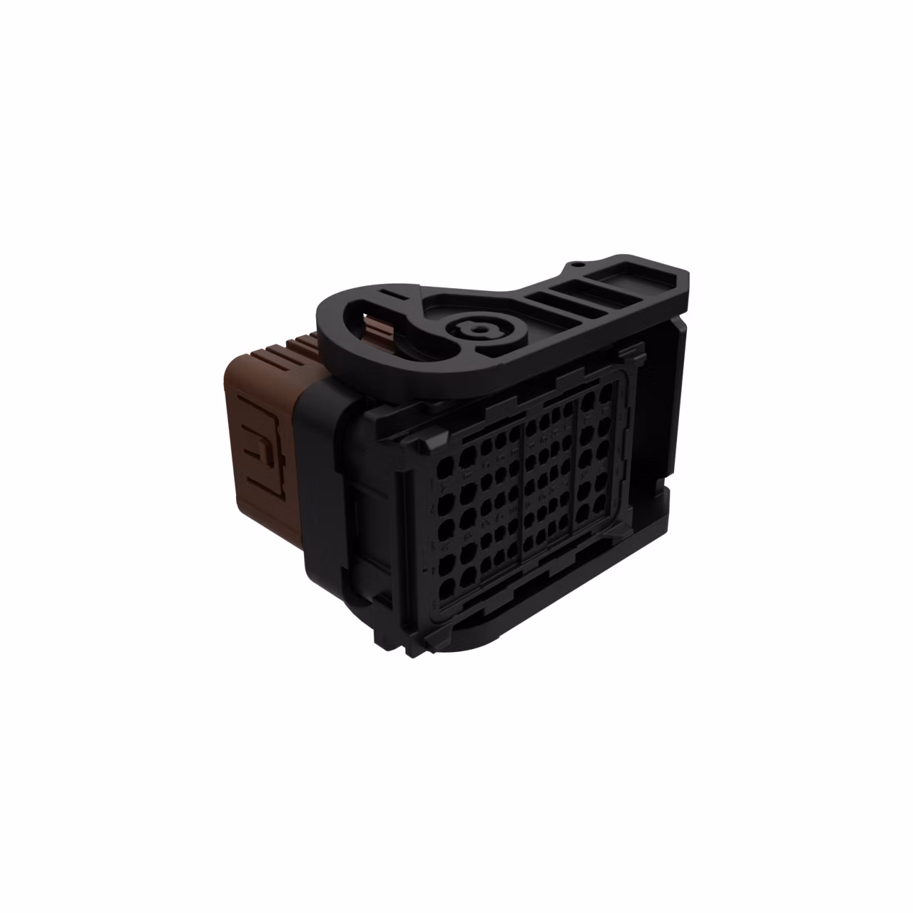 .635mm, 1.50mm, Power CMX Connector, 55 Circuits, Right Wire Output, Brown Coding for sale