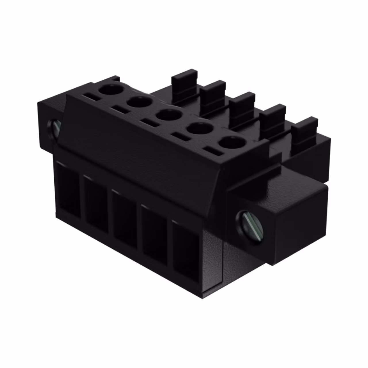 3.50mm Pitch Eurostyle Horizontal Plug, with Retention Screws, 5 Circuits for sale