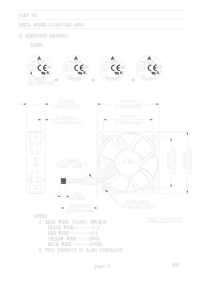 AUC0512DB-AF00 FG signal page