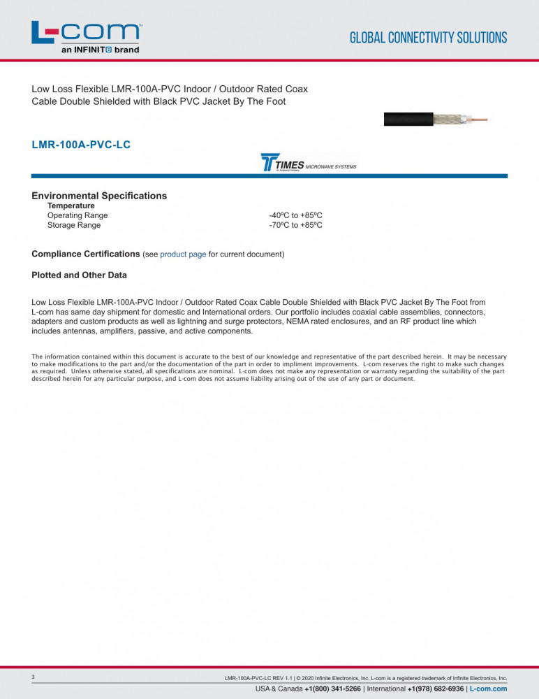 LMR-100A-PVC-LC technical document page 3