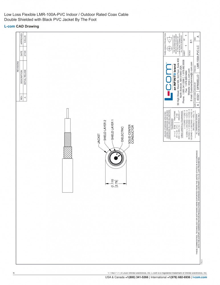 LMR-100A-PVC-LC technical document page 4