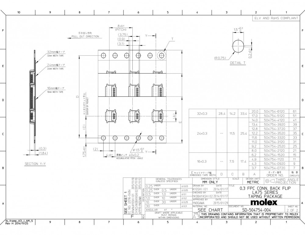 Molex 504754 drawing page 4