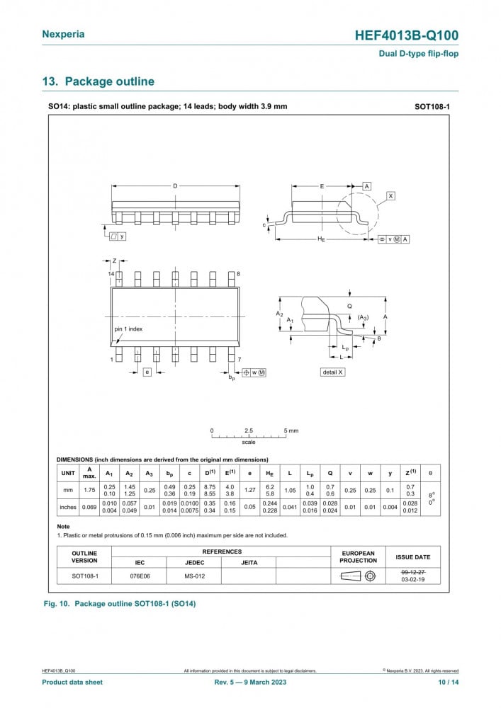 HEF4013BT-Q100 datasheet page 10