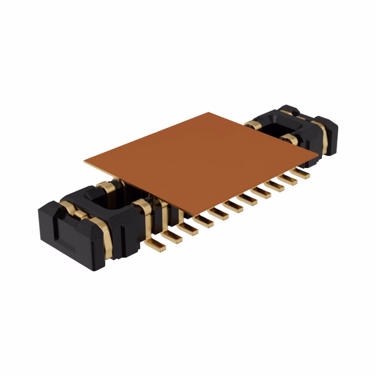 SlimStack Board-to-Board Plug, 0.40mm Pitch, Surface Mount, Dual Row, Vertical Stacking, 1.00mm Stacking Height, with Solder Tabs, with Vacuum  Tape, 22 Circuits for sale