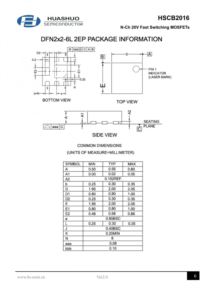 HSCB2016 datasheet page 6