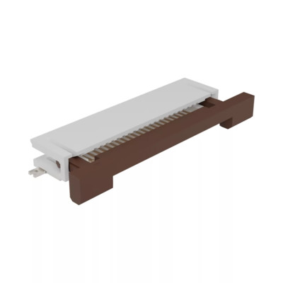 Easy-On FFC/FPC Connector, 0.50mm Pitch, Slider Series, Right-Angle, Bottom Contact, 2.00mm Height, 21 Circuits, Tin-Bismuth Plating for sale