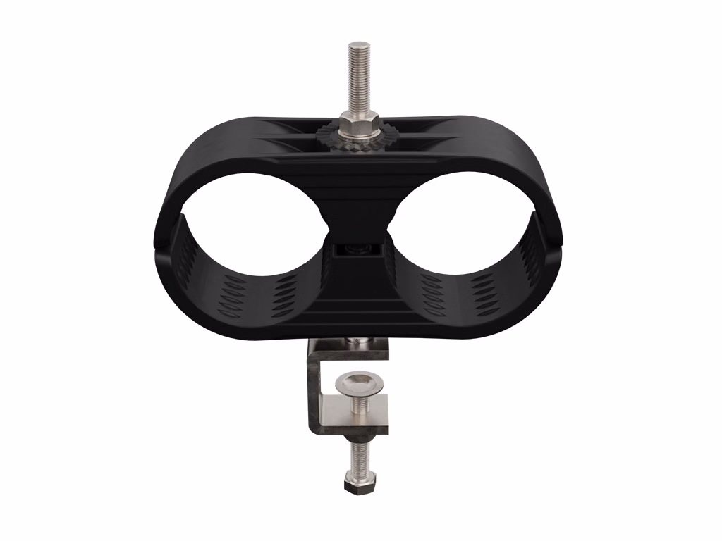 Dual Side, 1-Hole, Feeder Clamp for 2-1/4