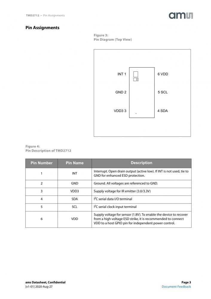 TMD27123M datasheet page 3