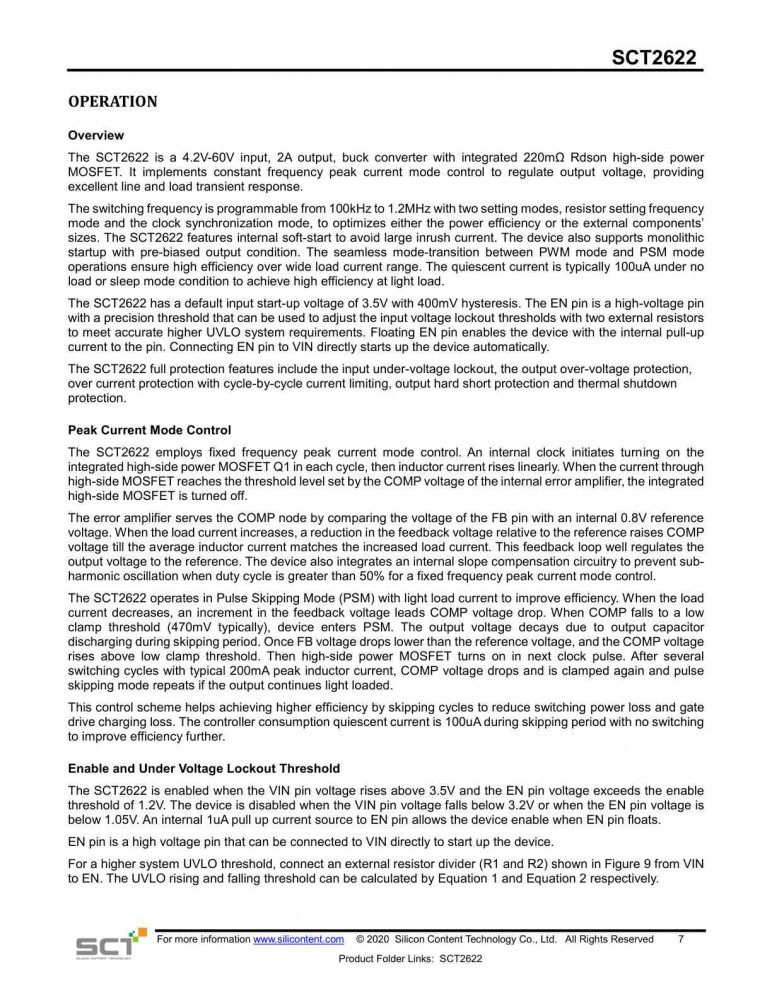 SCT2622STER datasheet page 7