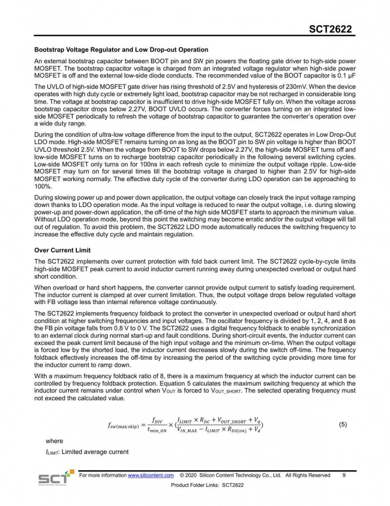 SCT2622STER datasheet page 9