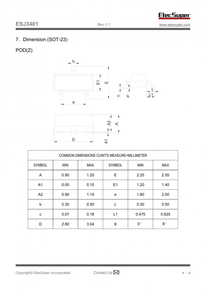 ESJ3401 datasheet page 4