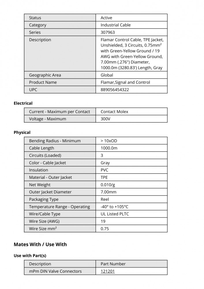MOLEX 1552400093 technical document page 2