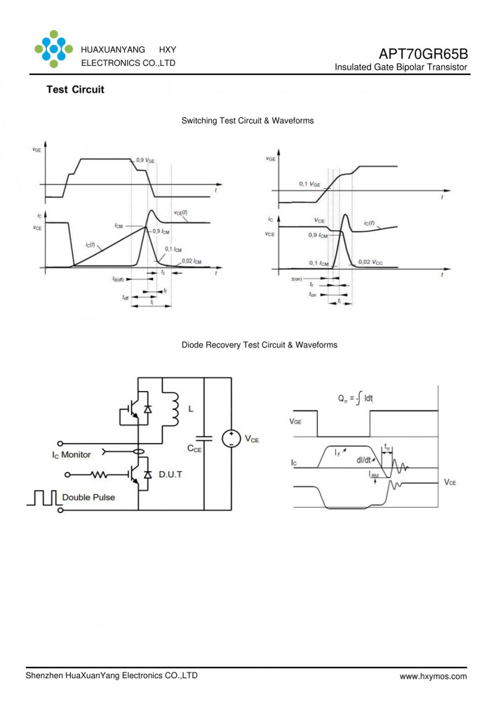 APT70GR65B-HXY datasheet page 6