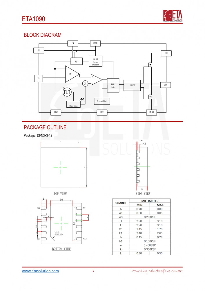 ETA1090D3M datasheet page 7