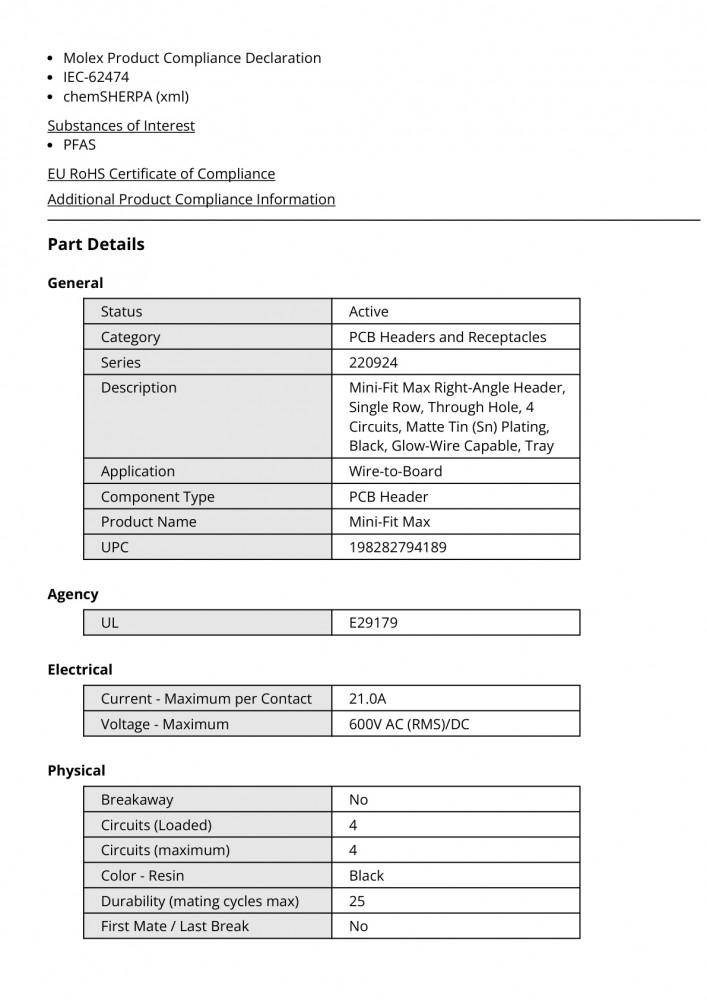MOLEX 2209240104 technical document image 2