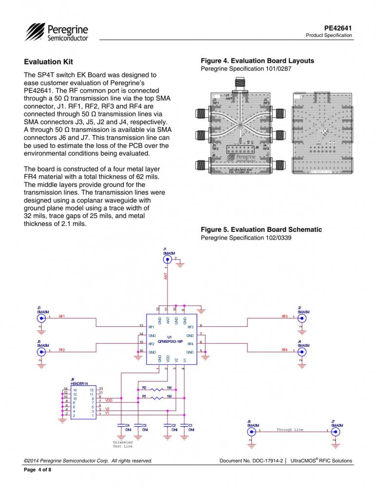 PE42641 datasheet page 4