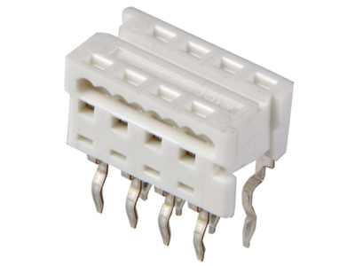 1.27mm Pitch Picoflex PF-50 IDT Receptacle, Low Profile, Board-in, 4 Circuits