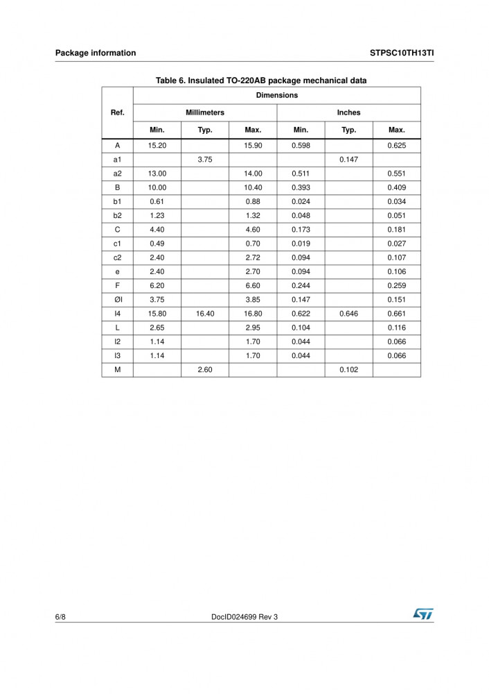 STPSC10TH13TI datasheet page 6