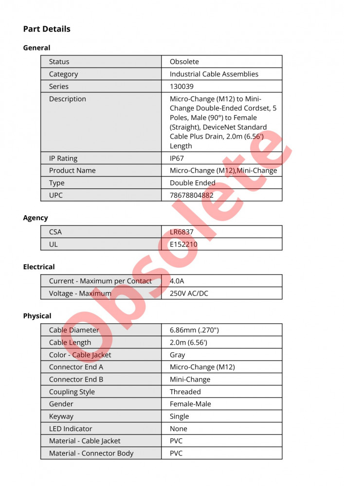 MOLEX 1300390152 technical drawing page 2