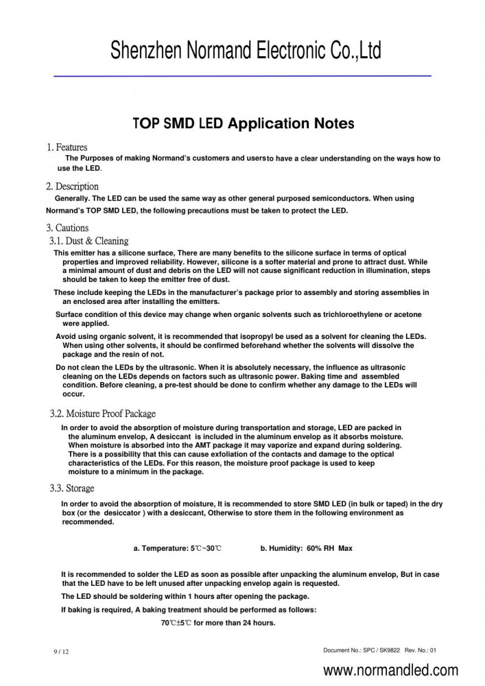 SK9822 specification page 9