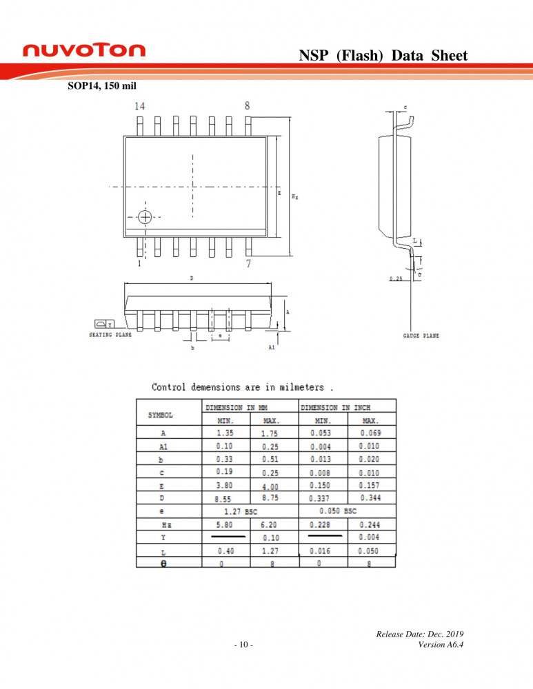 NSP datasheet page 10