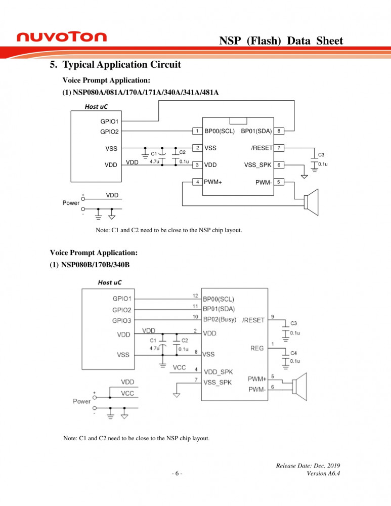 NSP datasheet page 6