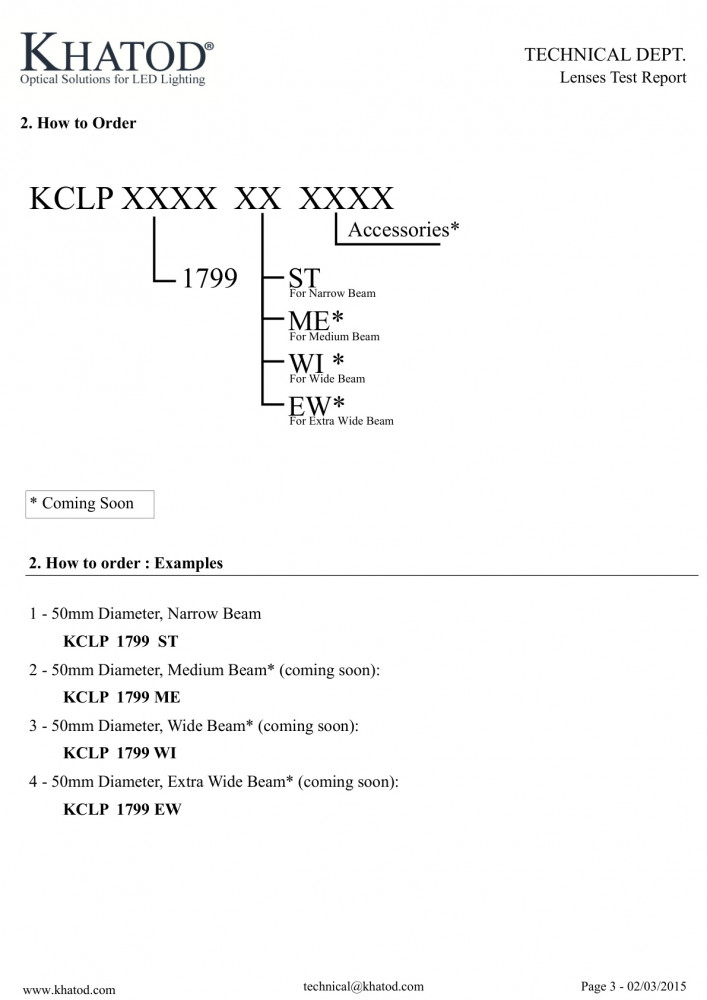 KCLP1799ST technical document, page 3