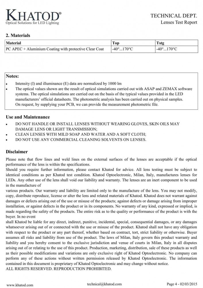 KCLP1799ST technical document, page 4