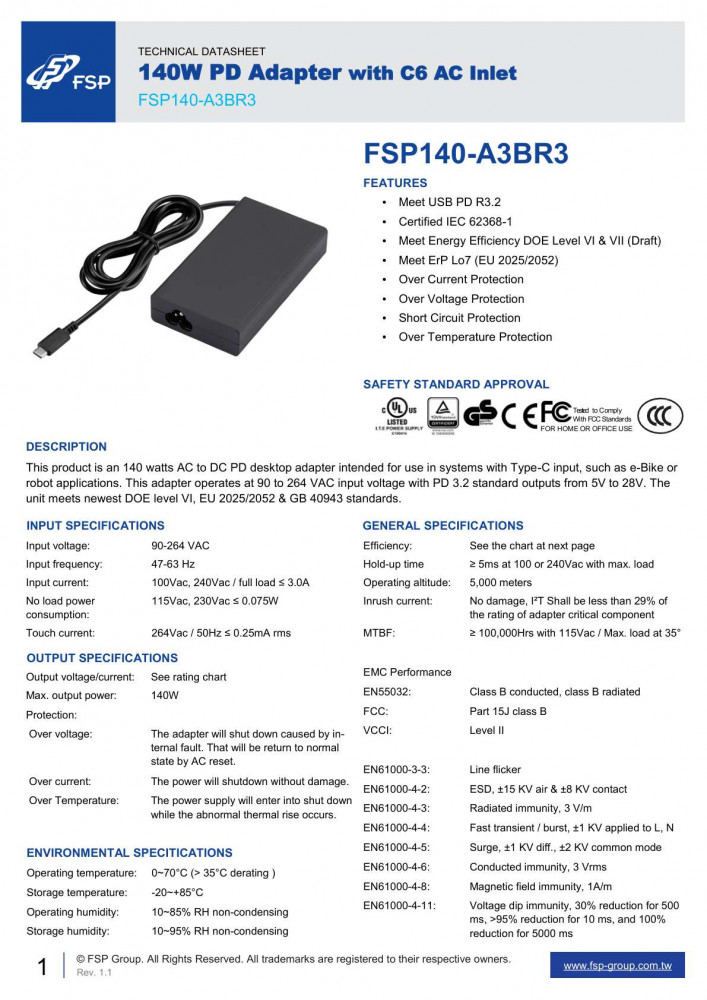 Technical document page 1