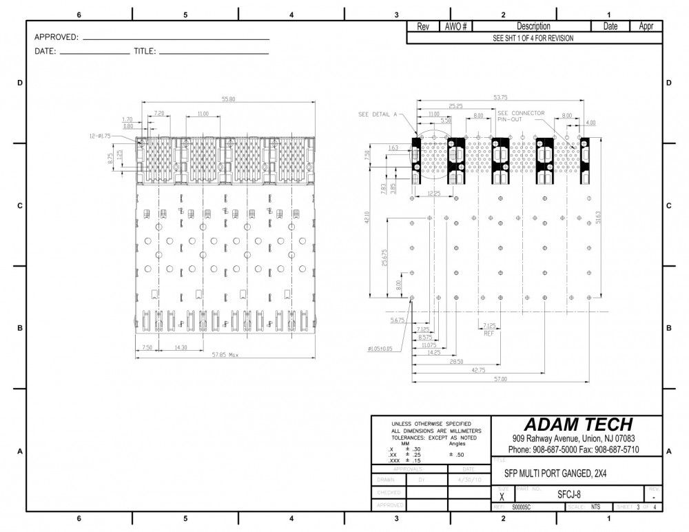 ADAM TECH SFCJ-8 drawing page 3