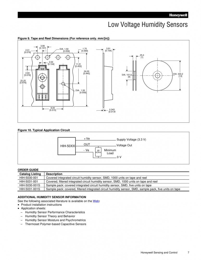 HIH-5031-001 datasheet page 7