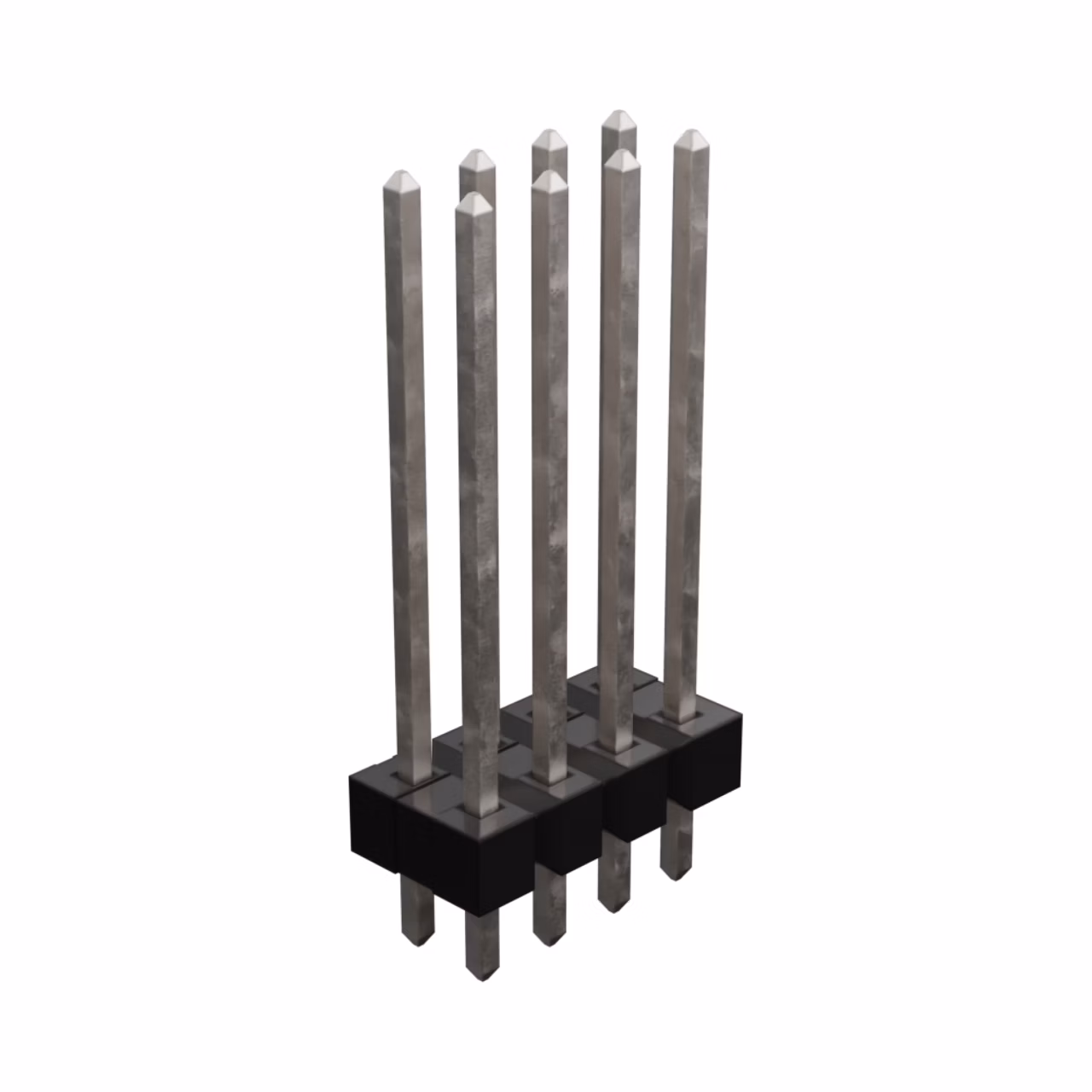 C-Grid Header, 2.54mm Pitch, Through Hole, Dual Row, Vertical, 8 Circuits, Circuits 2, 3, 4, 5, 6 and 8 Voided, 2.54µm Tin (Sn) Plating, Tray Packaging, Lead-Free for sale