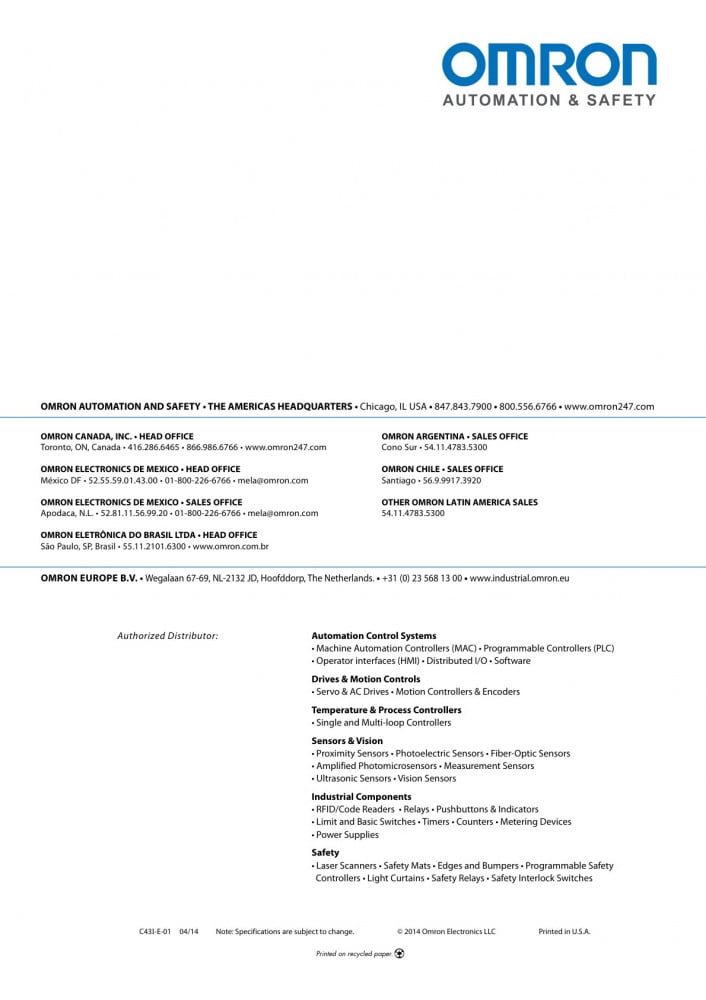 MA Series datasheet page 8