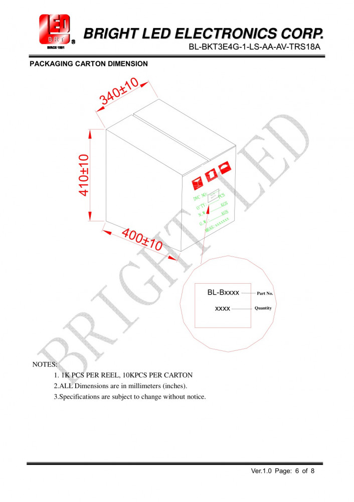 BL-BKT3E4G-1-LS-AA-AV-TRS18A datasheet page 6