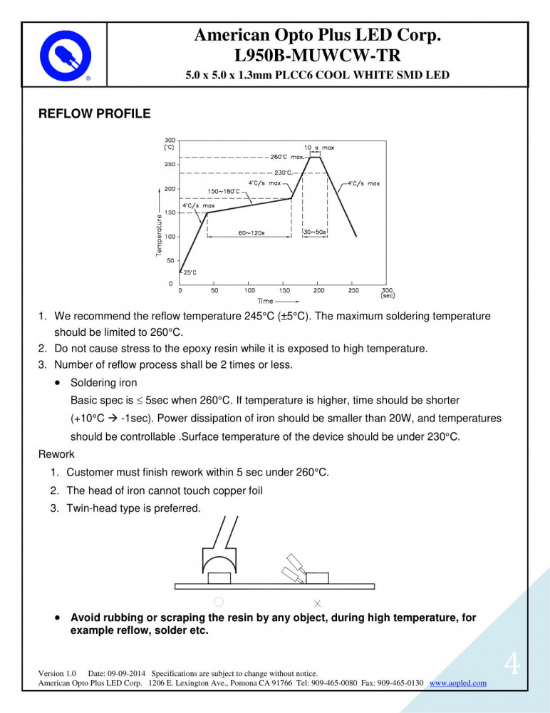 L950B-MUWCW-TR datasheet page 4