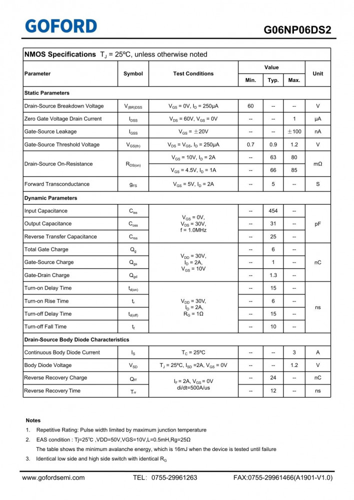 G06NP06DS2 datasheet page 2