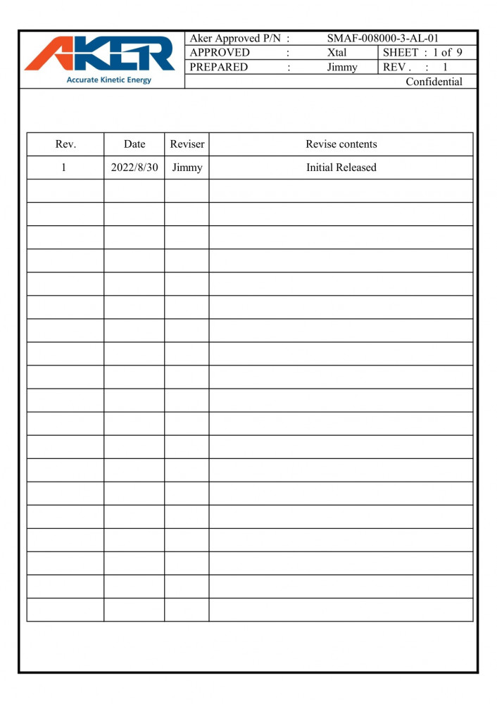 AKER SMAF-008000-3-AL-01 approval sheet page 2