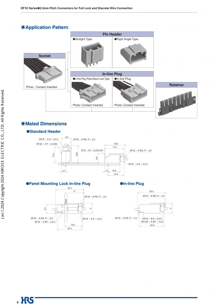 HRS DF1E datasheet page 4