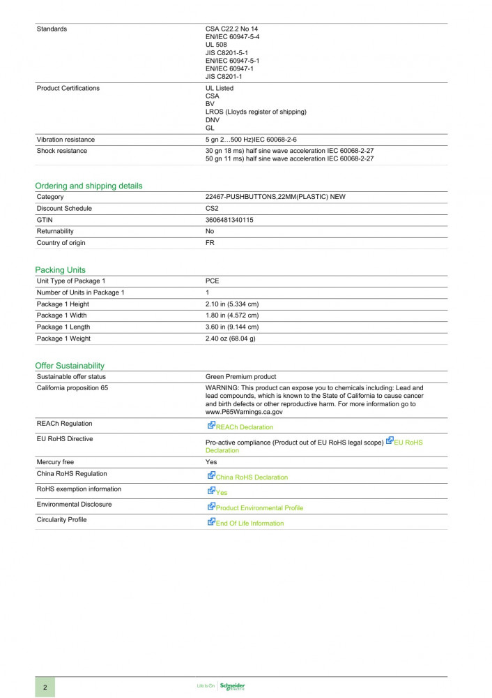ZB5FG05D technical document page 2