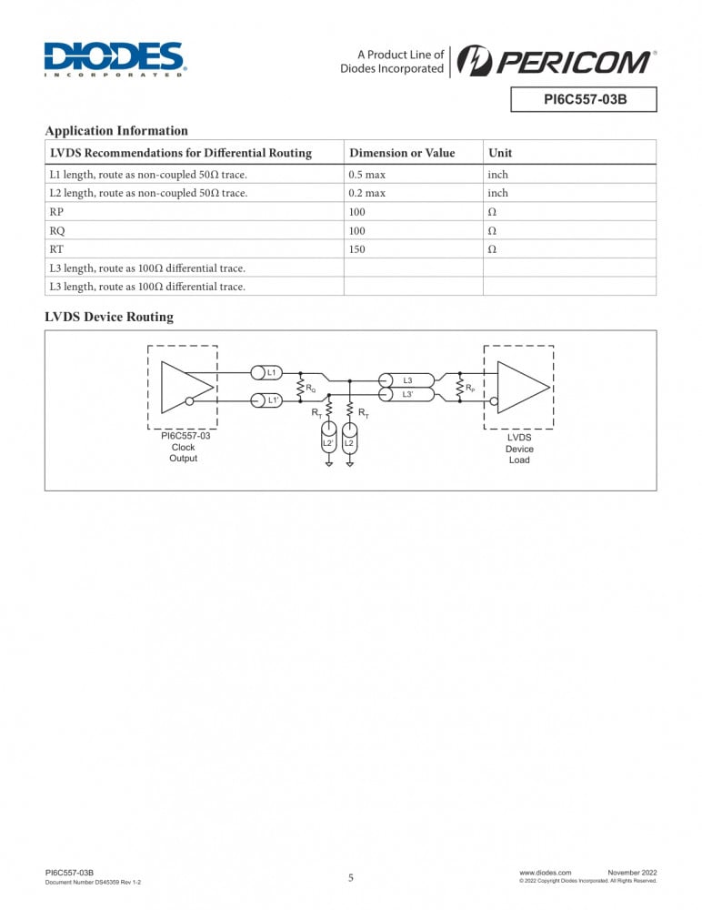 PI6C557-03BQE datasheet page 5