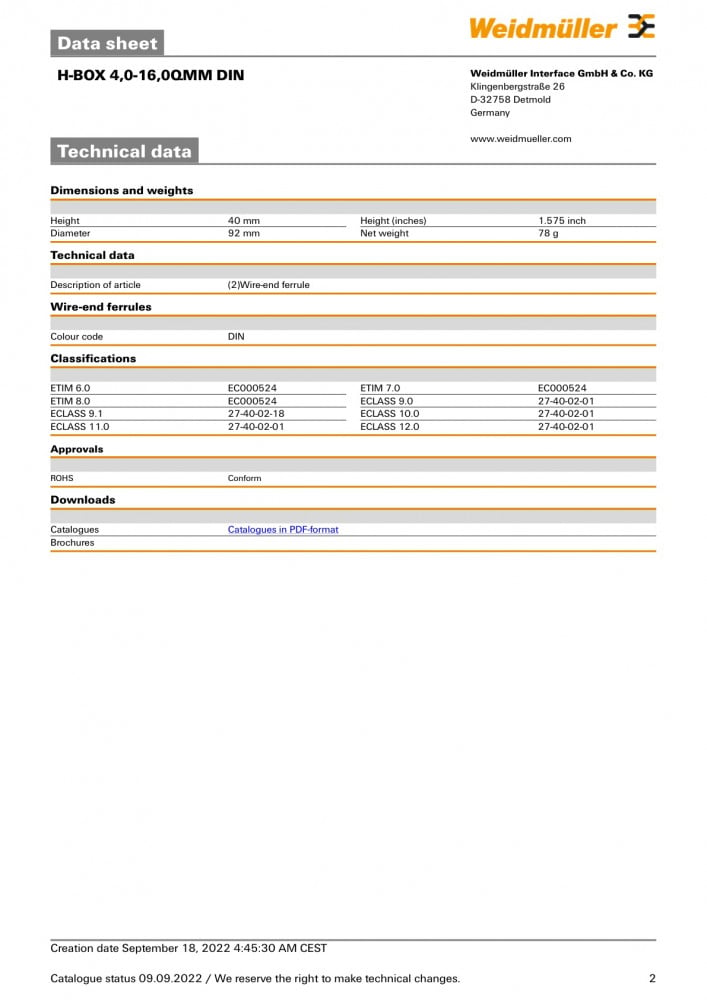 WEIDMULLER 9025400000 document page 2