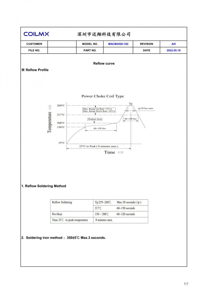 MACM4520-102 specification page 7
